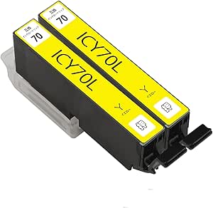 Amazon.co.jp: Saikyo Planning ICY70L Yellow (Set of 2) Extra Cherries, Compatible Ink Cartridges ...