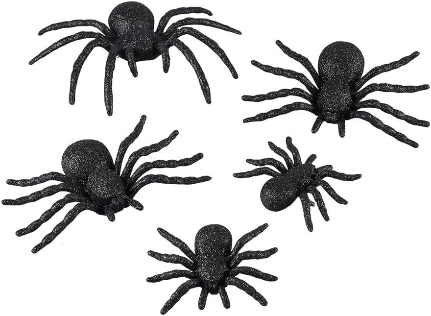 Amazon.com: Serene Spaces Living Halloween Spider Decorations, 5 Pack ...