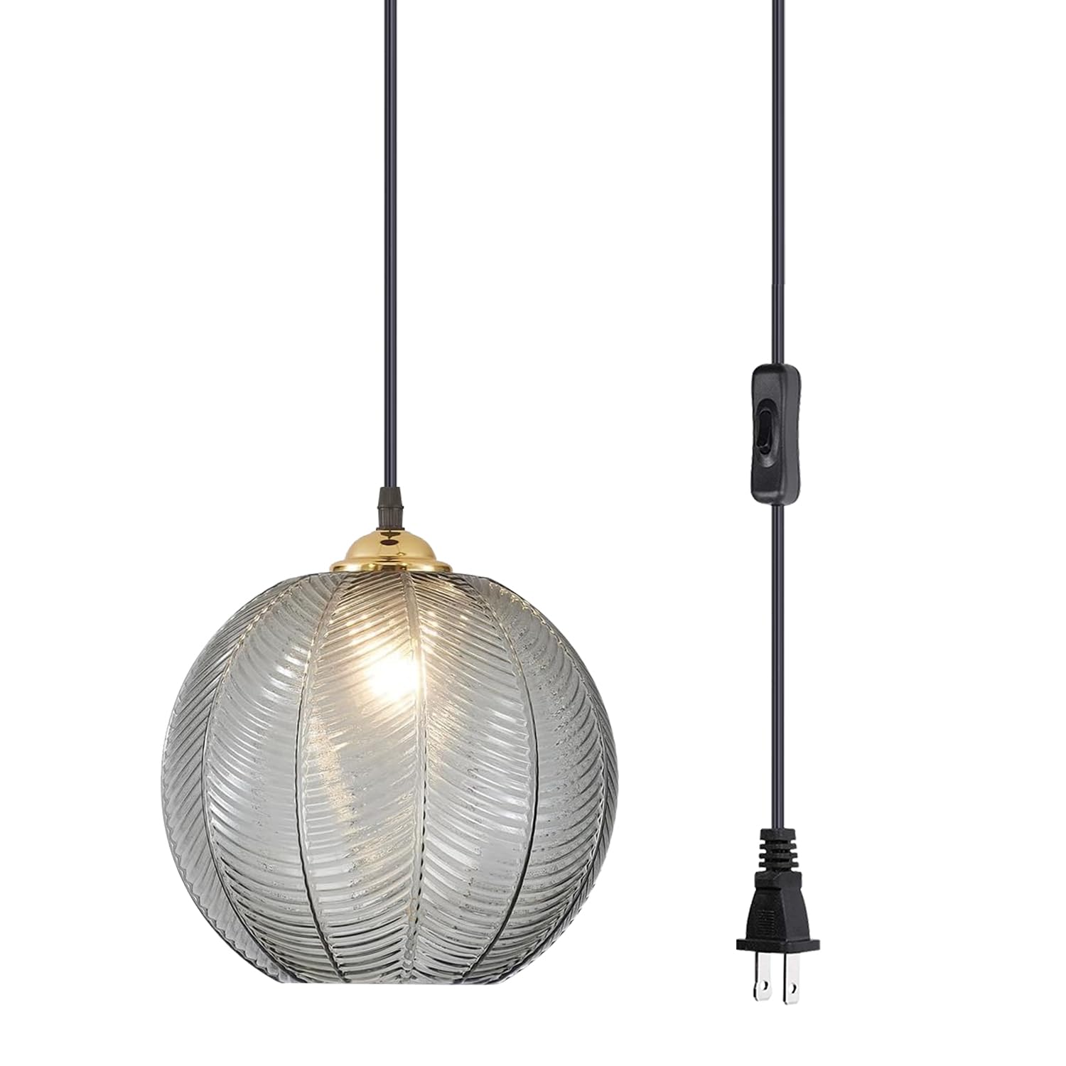Snapklik.com : KCO Lighting Plug In Ceiling Pendant Light Mid Century ...