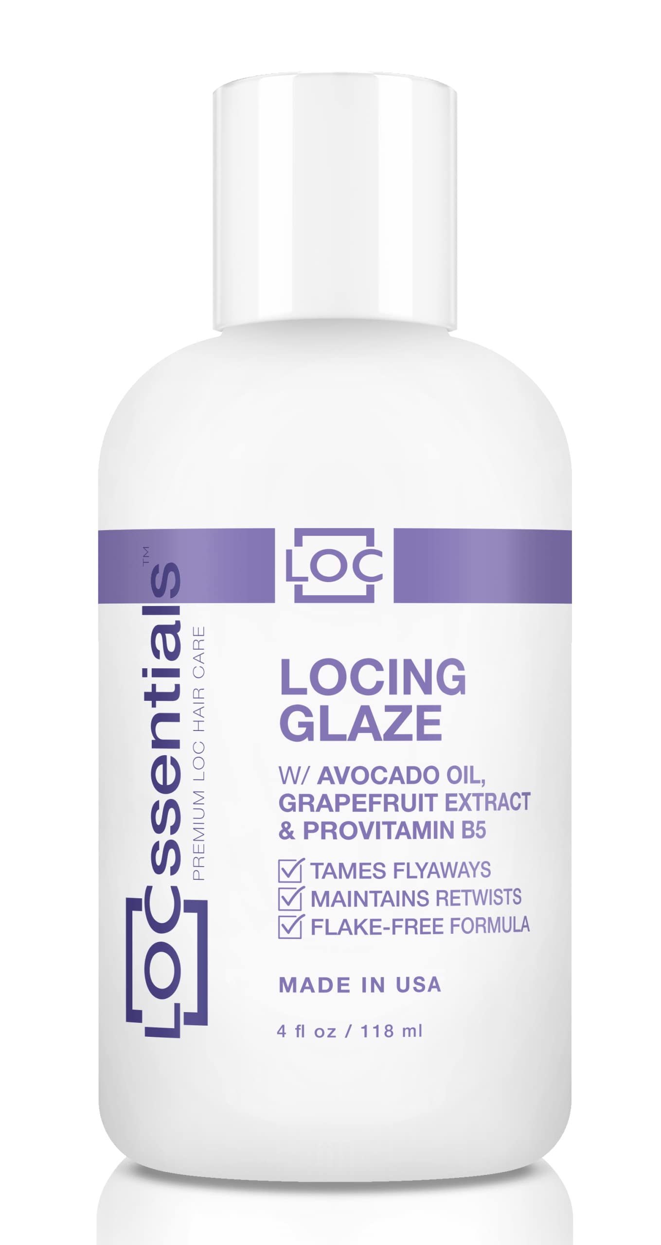 Buy LOCssentials Locing Glaze Loc Gel for retwisting, taming flyaways ...