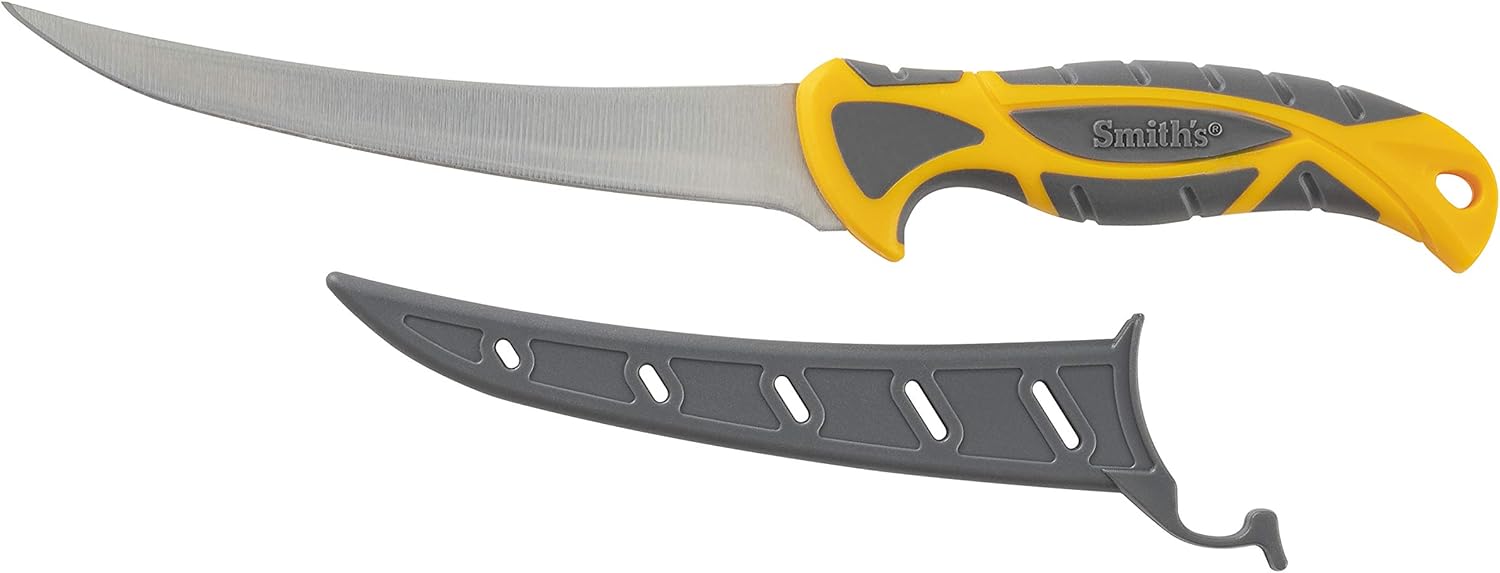Amazon.com: Smith’s 51061 6” Boning Fillet Knife - 400 Series Stainless ...
