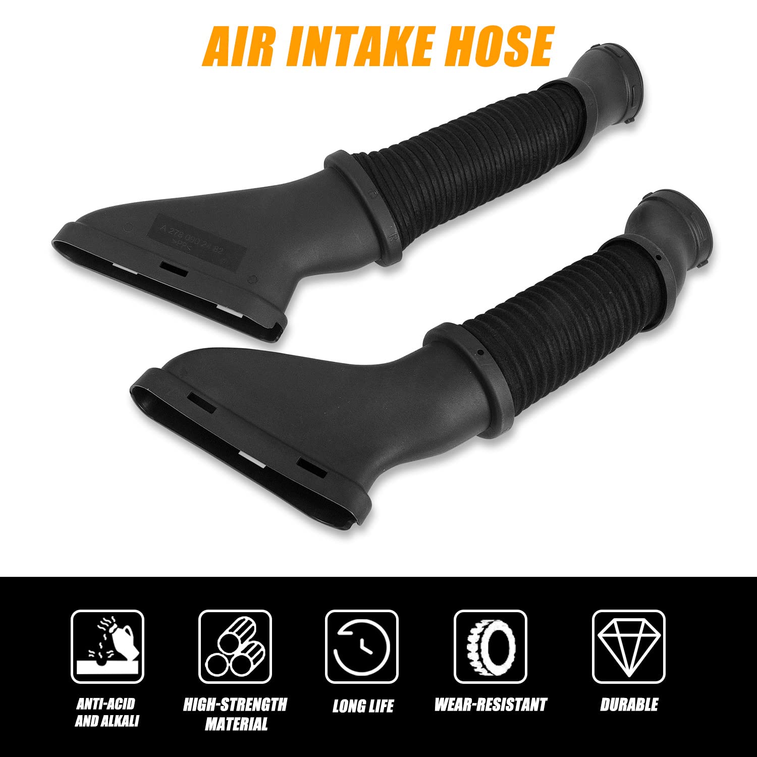 RANSOTO 2780902582 Left & 2780902482 Right Air Intake Hose Air Inlet ...