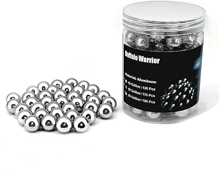 Amazon.com : Buffalo Warrior 110 Rounds of 50 Caliber Solid Aluminum ...