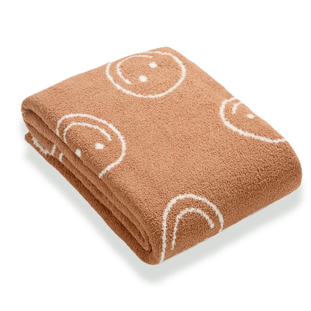Amazon.com: Throw Blankets with Smiley Faces Soft Cozy Warm Blanket for ...