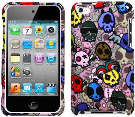 Amazon.com: iPod Touch 4G Graphic Case - Skull Party Sparkle (Front ...