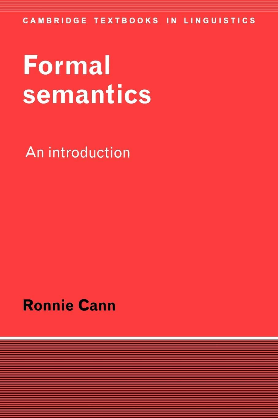 Amazon.com: Formal Semantics: An Introduction (Cambridge Textbooks in ...