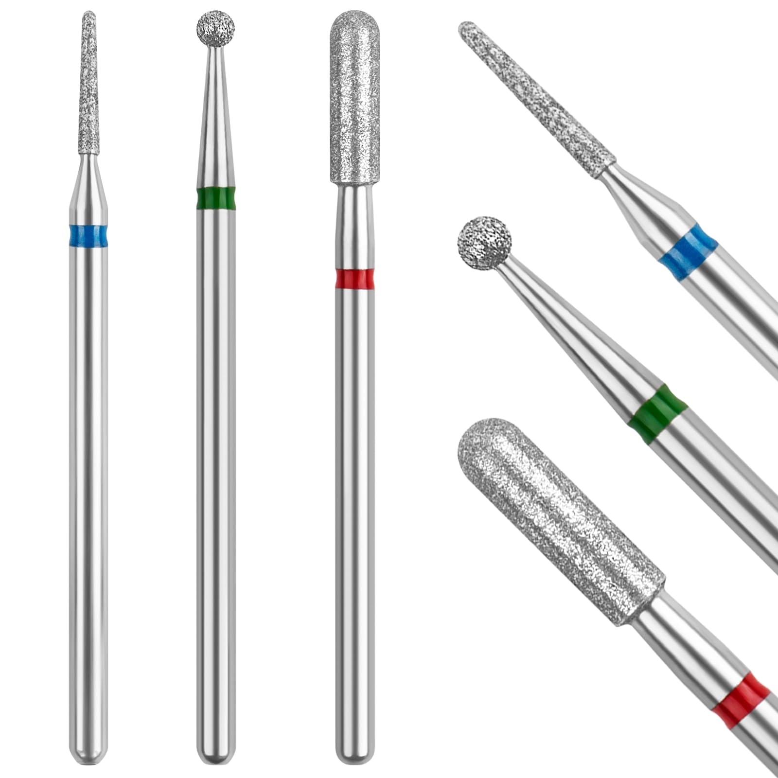 Amazon.com: Difenni Cuticle Drill Bit,Cuticle Drill Bits for nails 3pcs ...