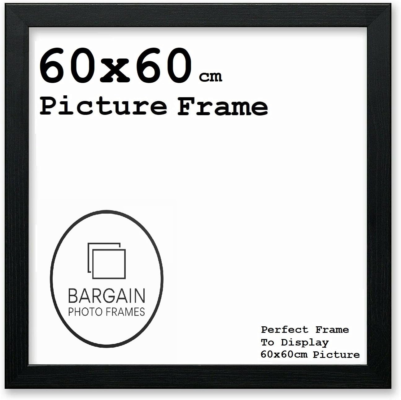 60x60cm Black Square Photo & Picture Frame Home Decor Poster Frame ...