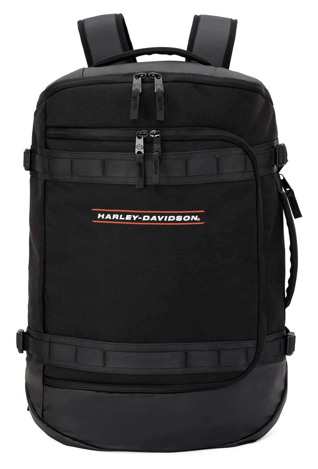 Amazon.com: Harley-Davidson Water-Resistant Racing Travel Duffel Bag ...