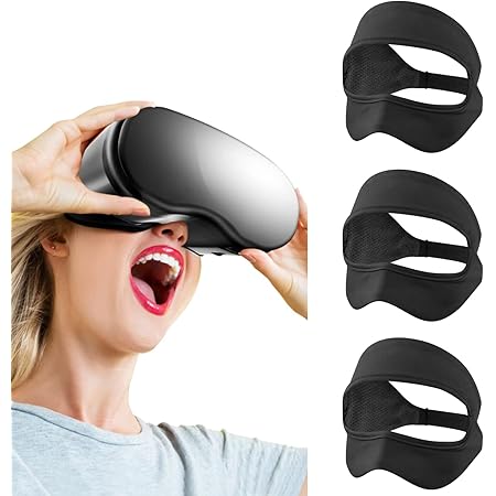 Amazon.com: 3 Packs VR Mask Cover, Eye Face Cover Breathable Sweat Band ...