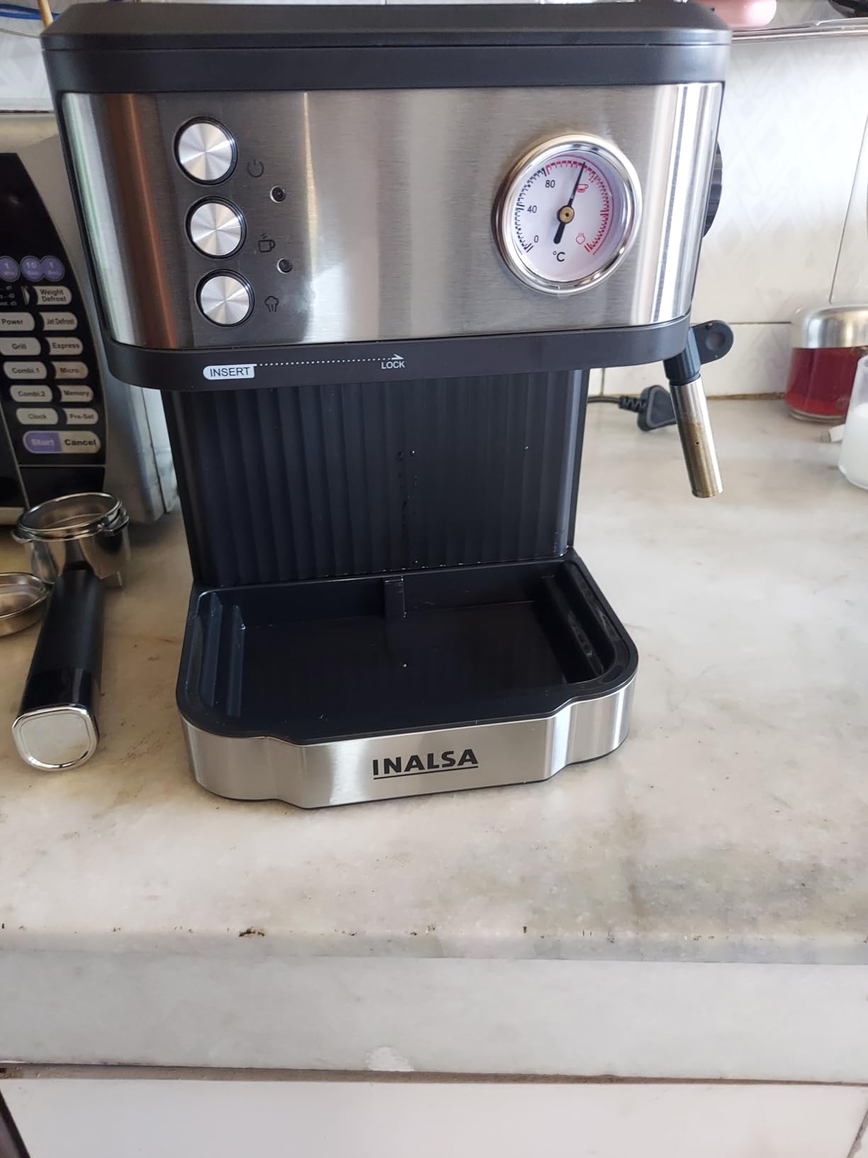 Inalsa Espresso Coffee Machine for Home, Office|15 Bar Pressure|NTC ...