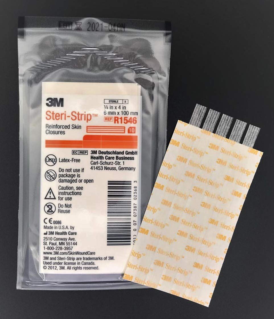 STERI-STRIP 3M - 100 x 6 mm - conf. 10 strip : Amazon.de: Drogerie ...