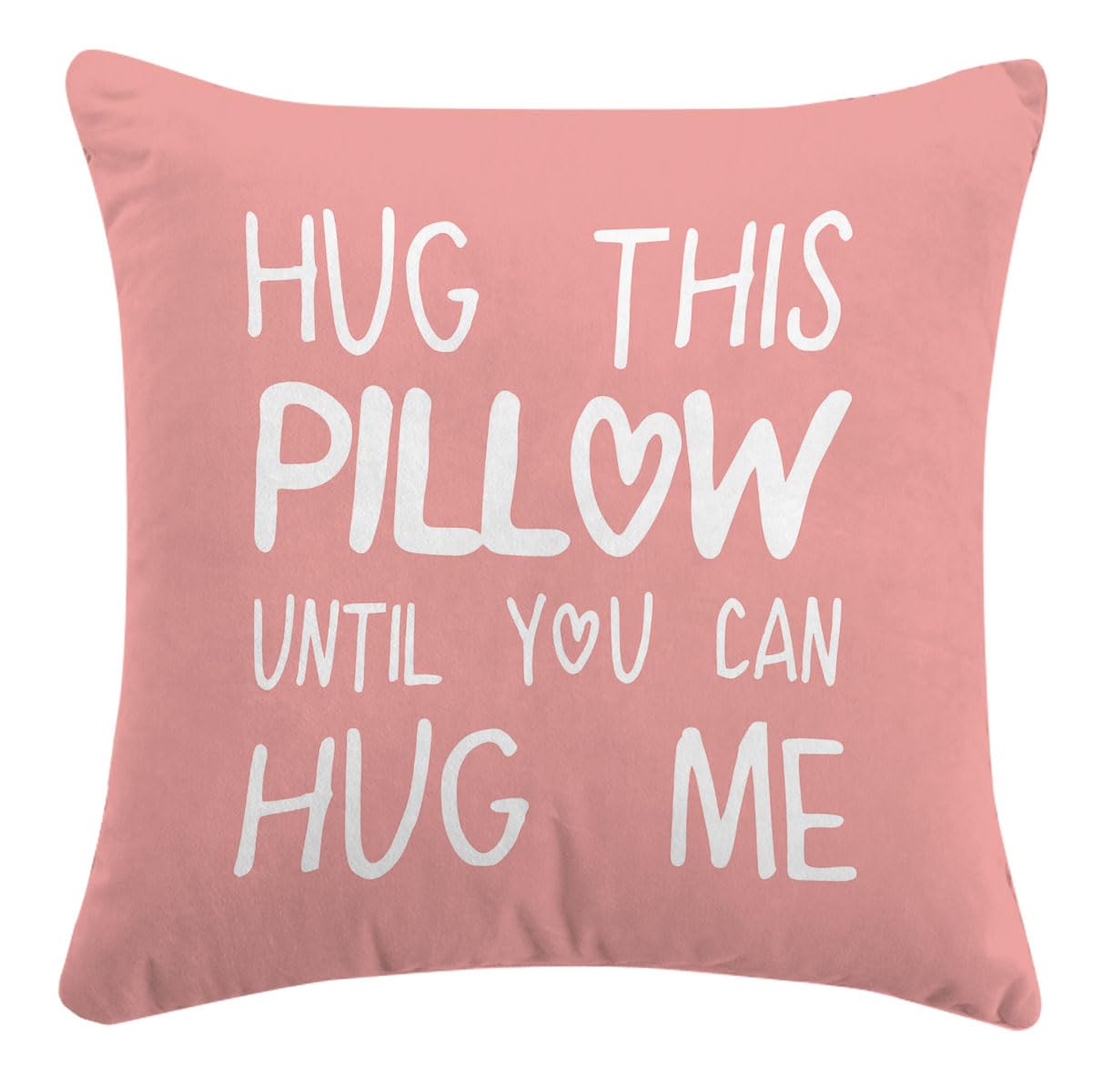 Amazon.com: Sufamb Hug This Pillow Until You Can Hug Me Throw Pillow ...