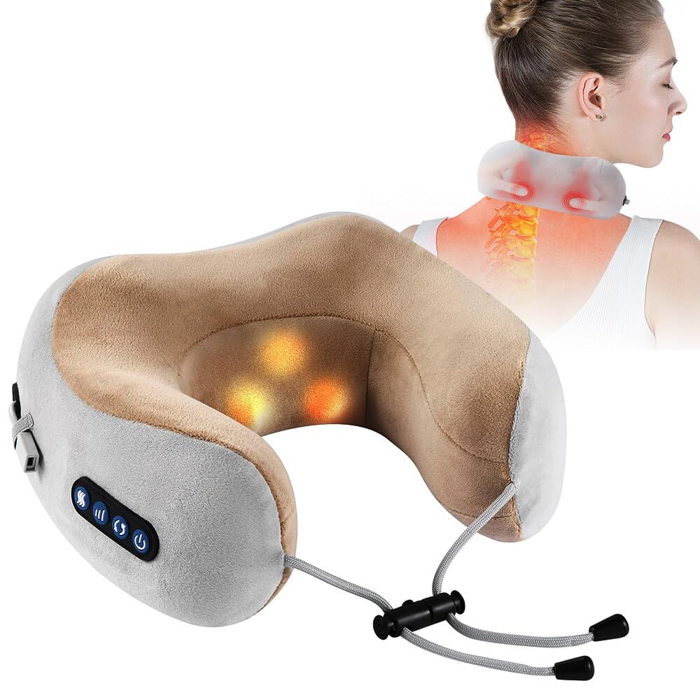 Gobesty Neck and Shoulder Massager, Electric Neck Massager with 3 ...