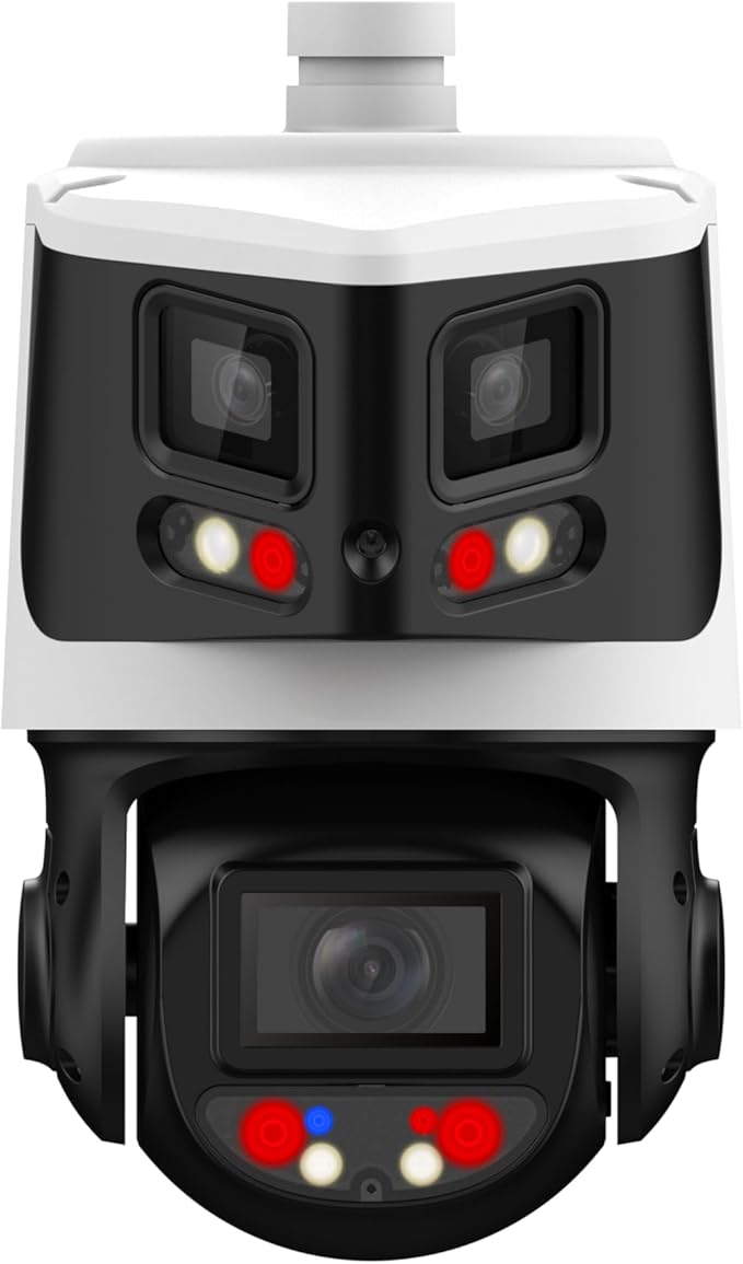 Amazon.com: EmpireTech Panoramic & PTZ Wired IP POE Camera 8MP+4MP 10x ...
