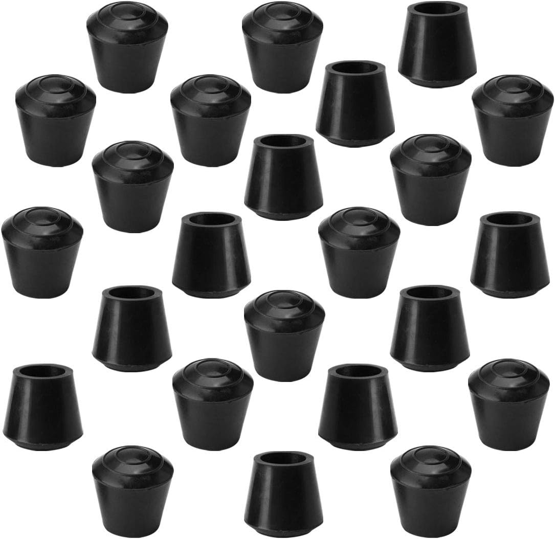 uxcell 14pcs Chair Leg Tips Caps 9.5mm Rubber Furniture Table Feet ...