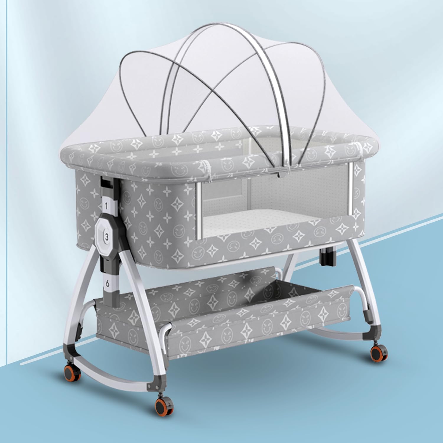 Buy CAREIT Premium 6-in-1 Baby Bedside Cot, Crib, Cradle Portable All ...