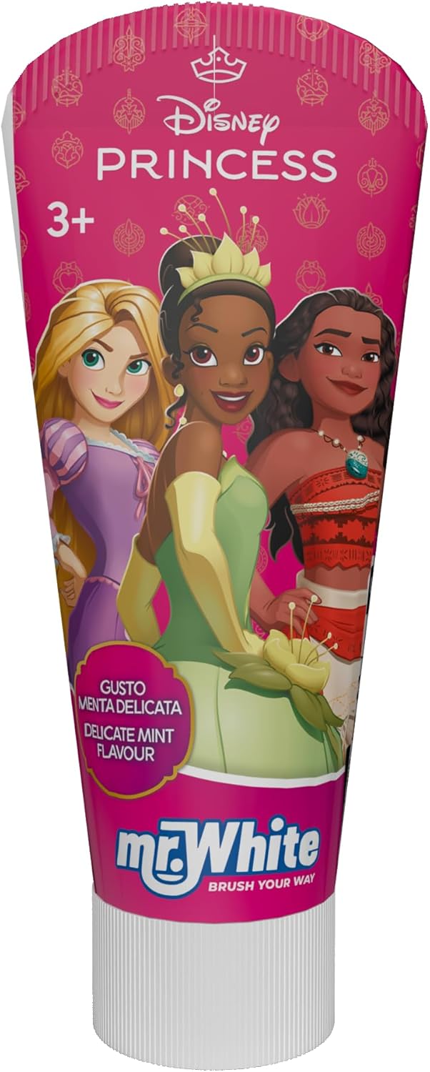 Princess Mint Flavour Toothpaste for Kids with Fluoride for Healthy ...