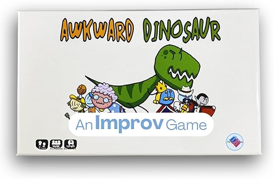 Amazon.com: Awkward Dinosaur Side-Splitting Party Improv Card Game for ...