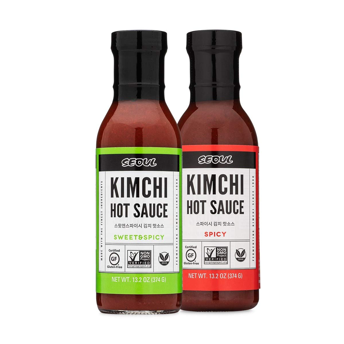 Amazon.com : Lucky Foods Seoul Kimchi Hot Sauce, Keto/Gluten Free/Non ...