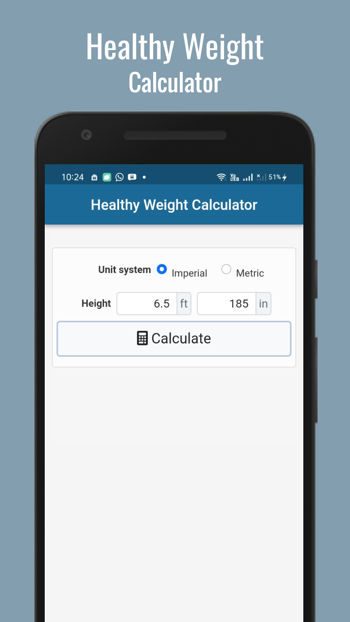 Healthy Weight Calculator - App on the Amazon Appstore