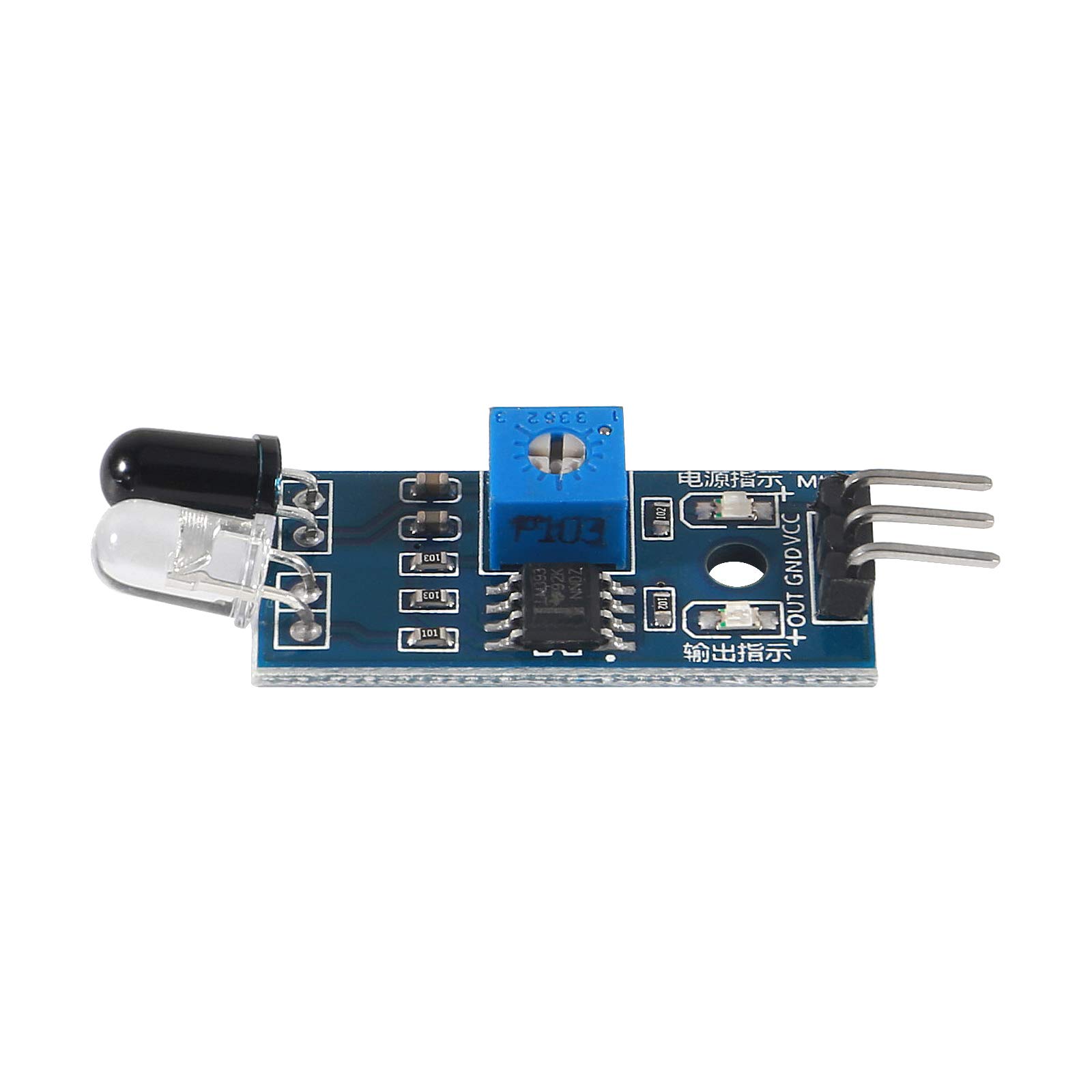 Snapklik.com : 15PCS IR Infrared Obstacle Avoidance Sensor Module 3 ...