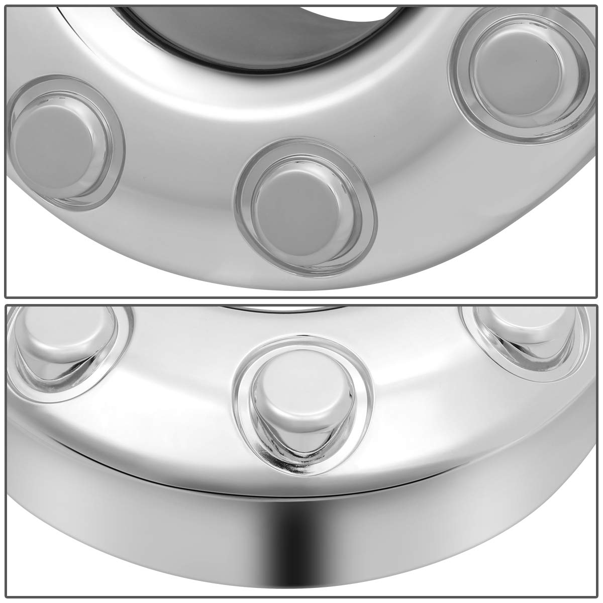 Ford Hub Cap 2-Pack Chrome Hub Caps For 2005-2018 F-350 Dually Front ...