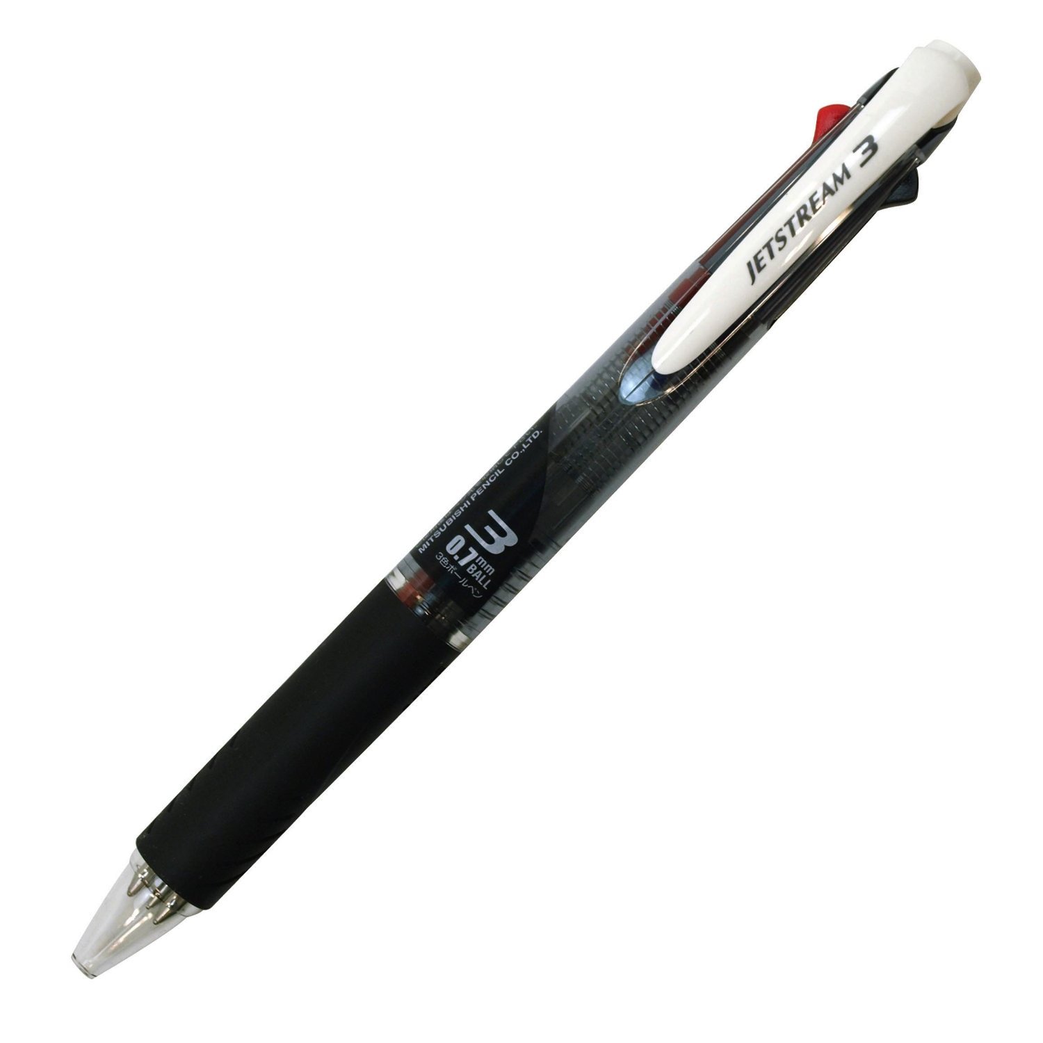 Uni Ballpoint Pen Jetstream 3 Color Red, Blue Ink 0.7mm, Black ...