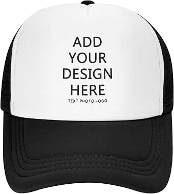Custom Hat Design Your Own, Personalized Classic Hats for Men Women ...