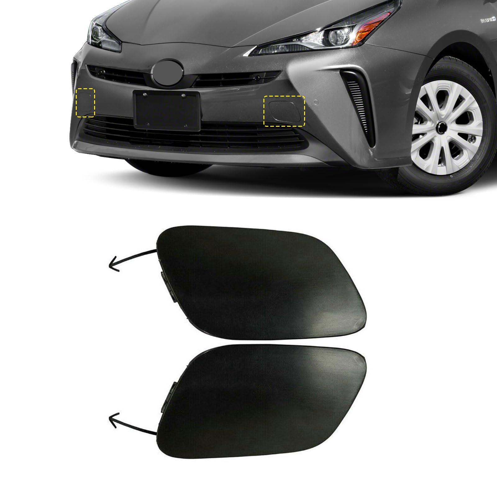 Front Bumper Tow Hook Cover For Toyota Prius 2019-2022 - Left Side ...