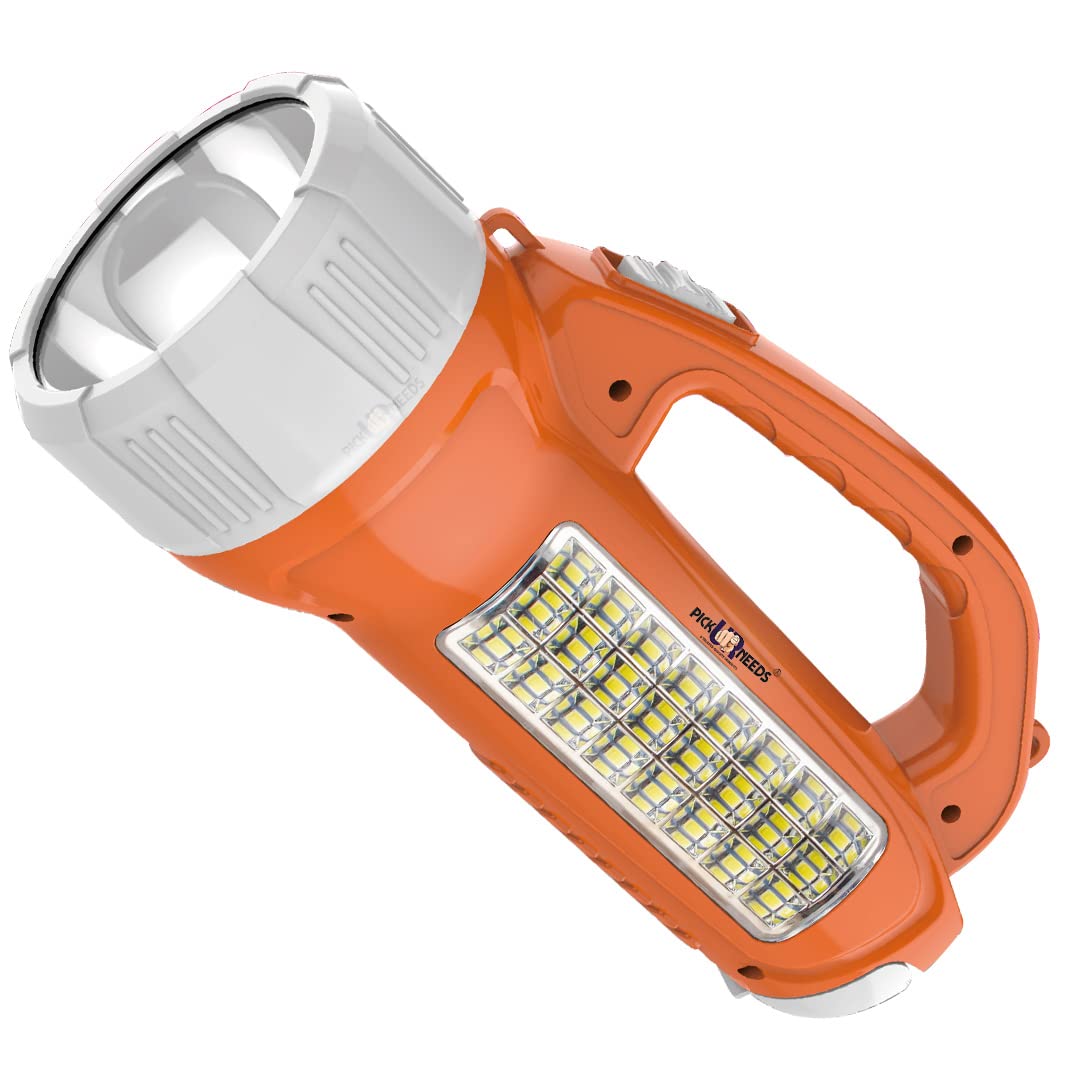 Pick Ur Needs® Long Range Search Rechargeable Emergency Torch Light ...