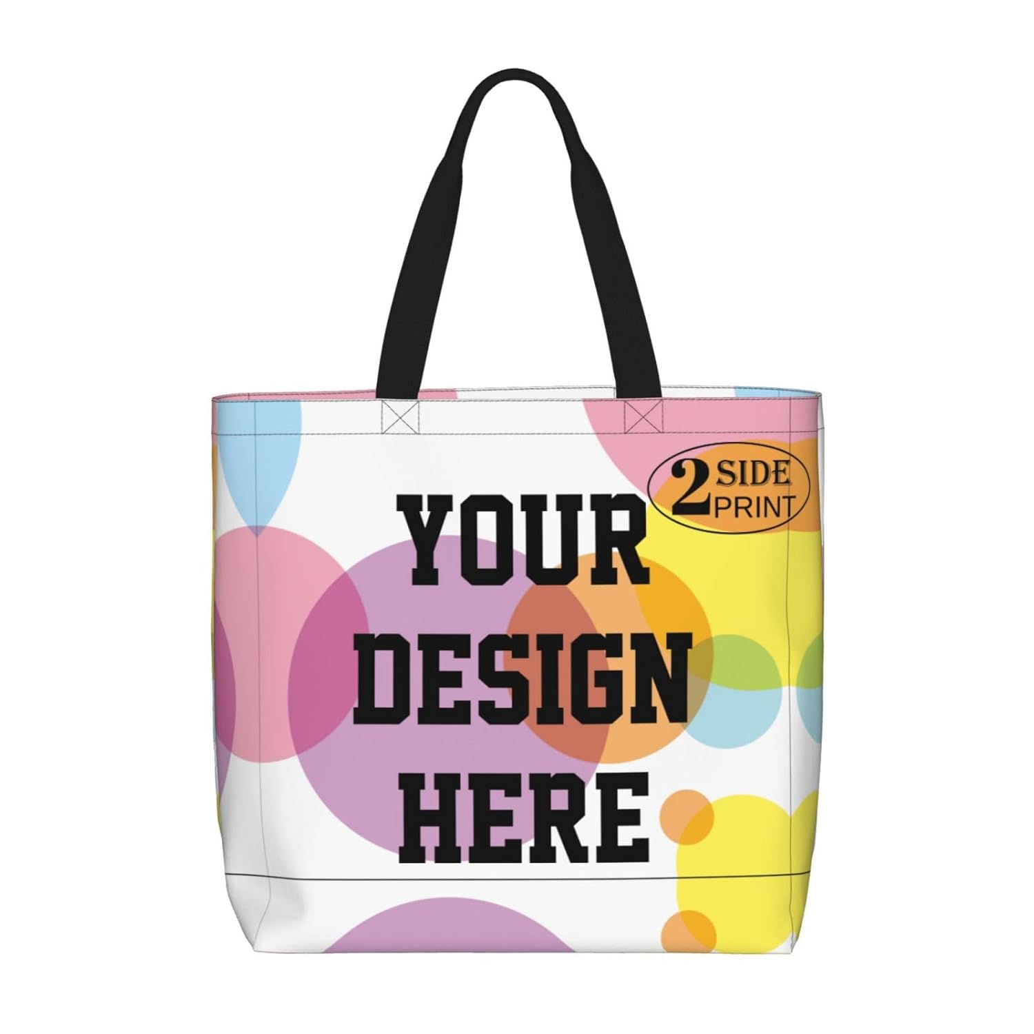 Amazon.com: Custom Tote Bags for Women with Team Logo Text Picture ...