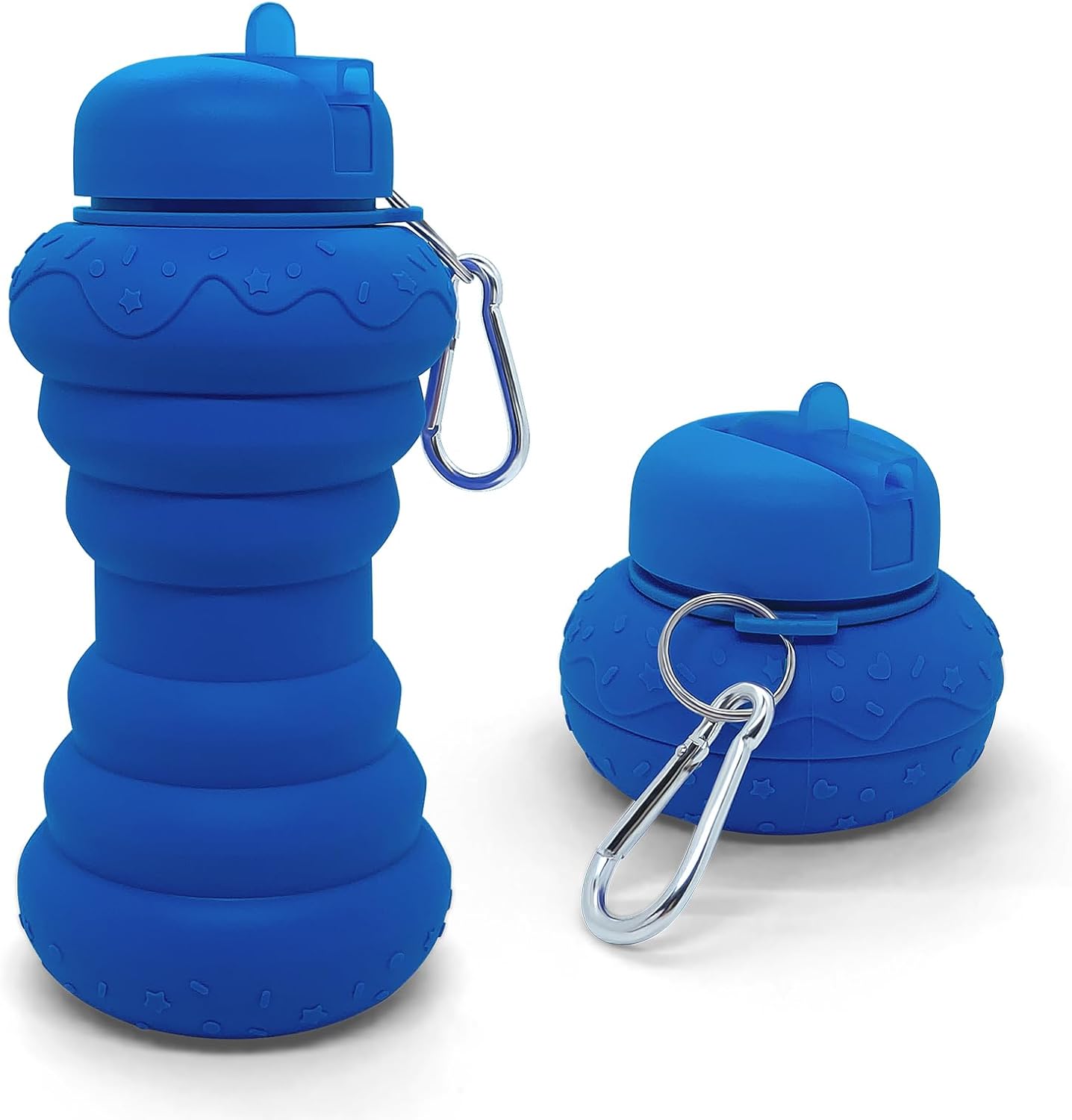 Amazon.com: MaseiKar Collapsible Water Bottle - 20oz Silicone Folding ...