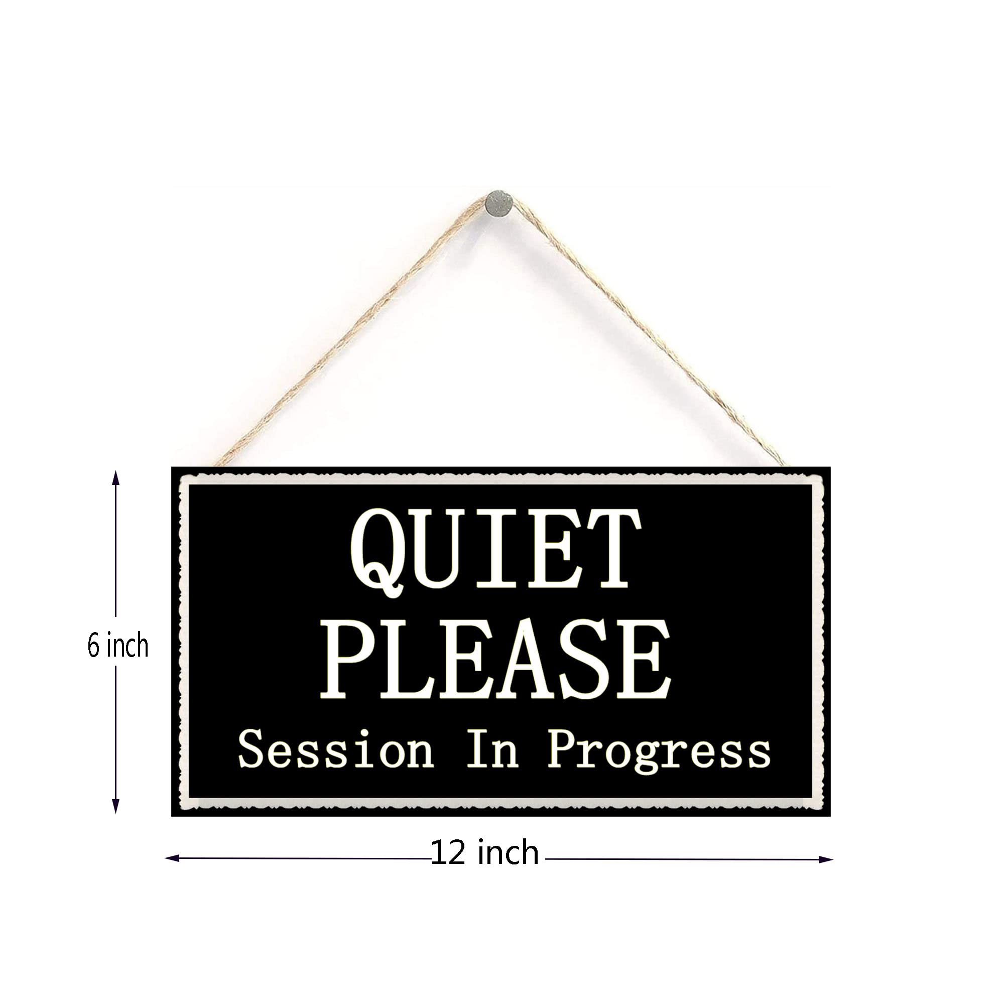 Quiet Sign Printable QUIET PLEASE SESSION IN PROGRESS SIGN/SIGNAGE