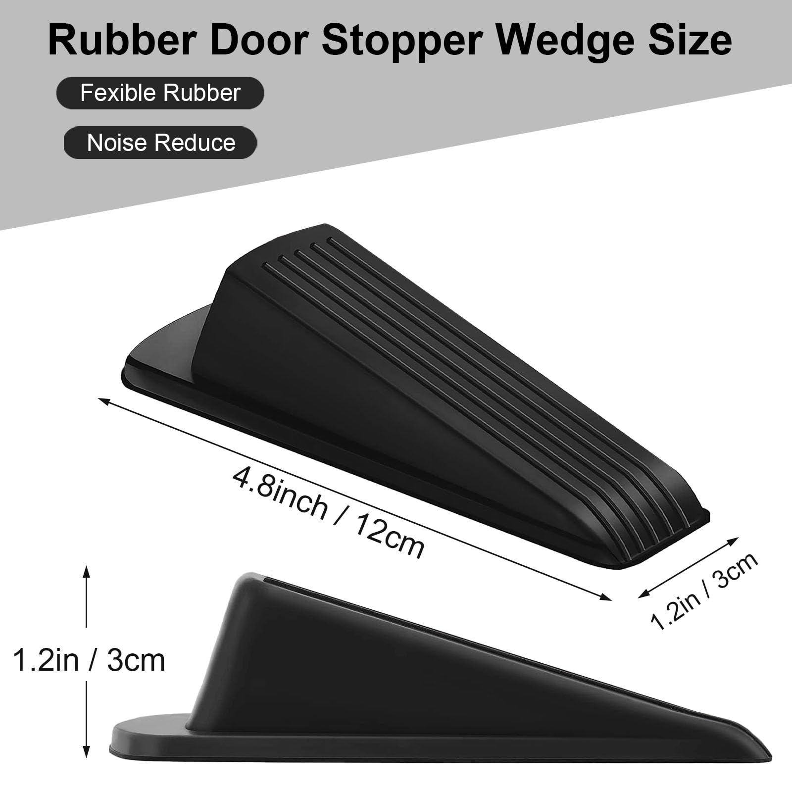 Snapklik.com : Beieverluck 12 Pack Door Stoppers For Bottom Of Door ...