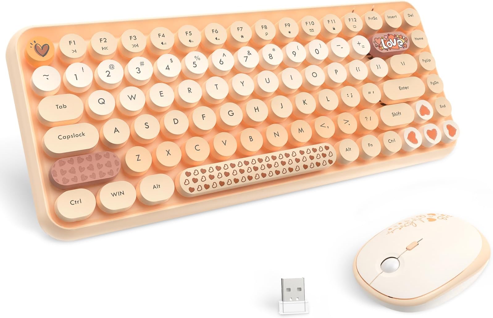 Amazon.com: LexonElec 308i Color Gradient Wireless Keyboard and Mouse ...