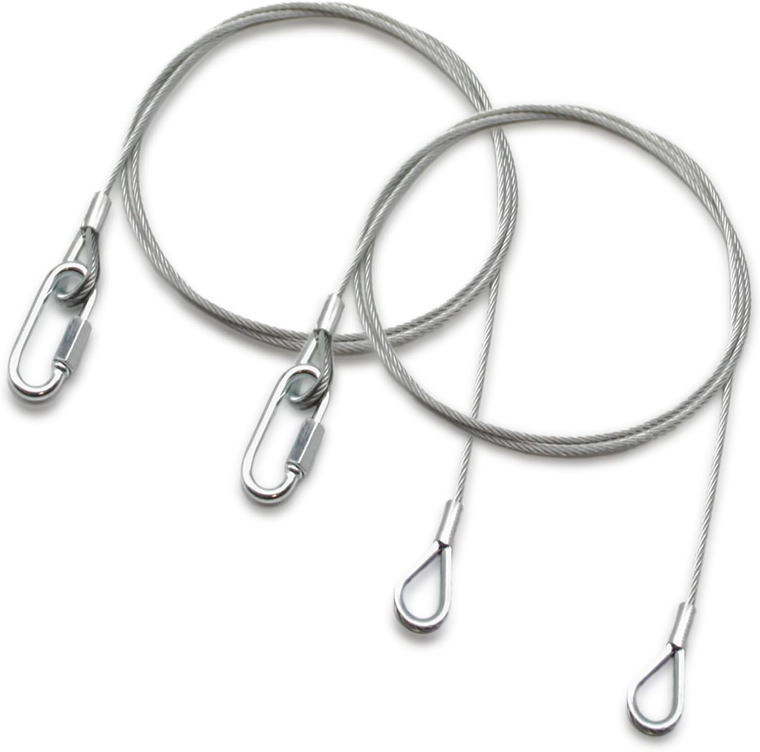 Amazon.com: 2Pcs Lift Cable Replacement with EZ Spring Clips, Stainless ...