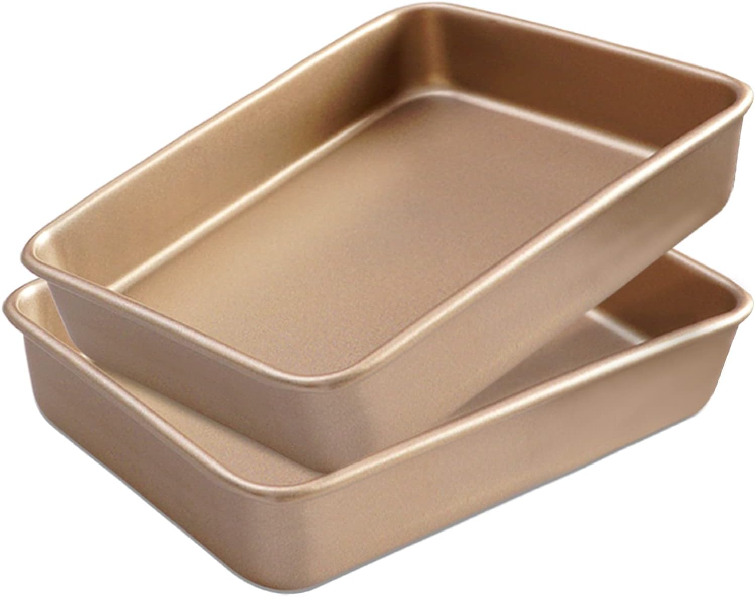 Amazon.com: LUCYCAZ 15''x11''x2'' Deep Large Half Sheet Cake Pan Set, 1 ...