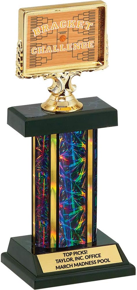 Amazon.com: Basketball Bracket Challenge Trophy - 12 inch with Free ...