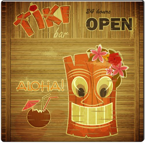 Aloha Tiki Bar Decorative Metal Sign : Amazon.ca: Tools & Home Improvement