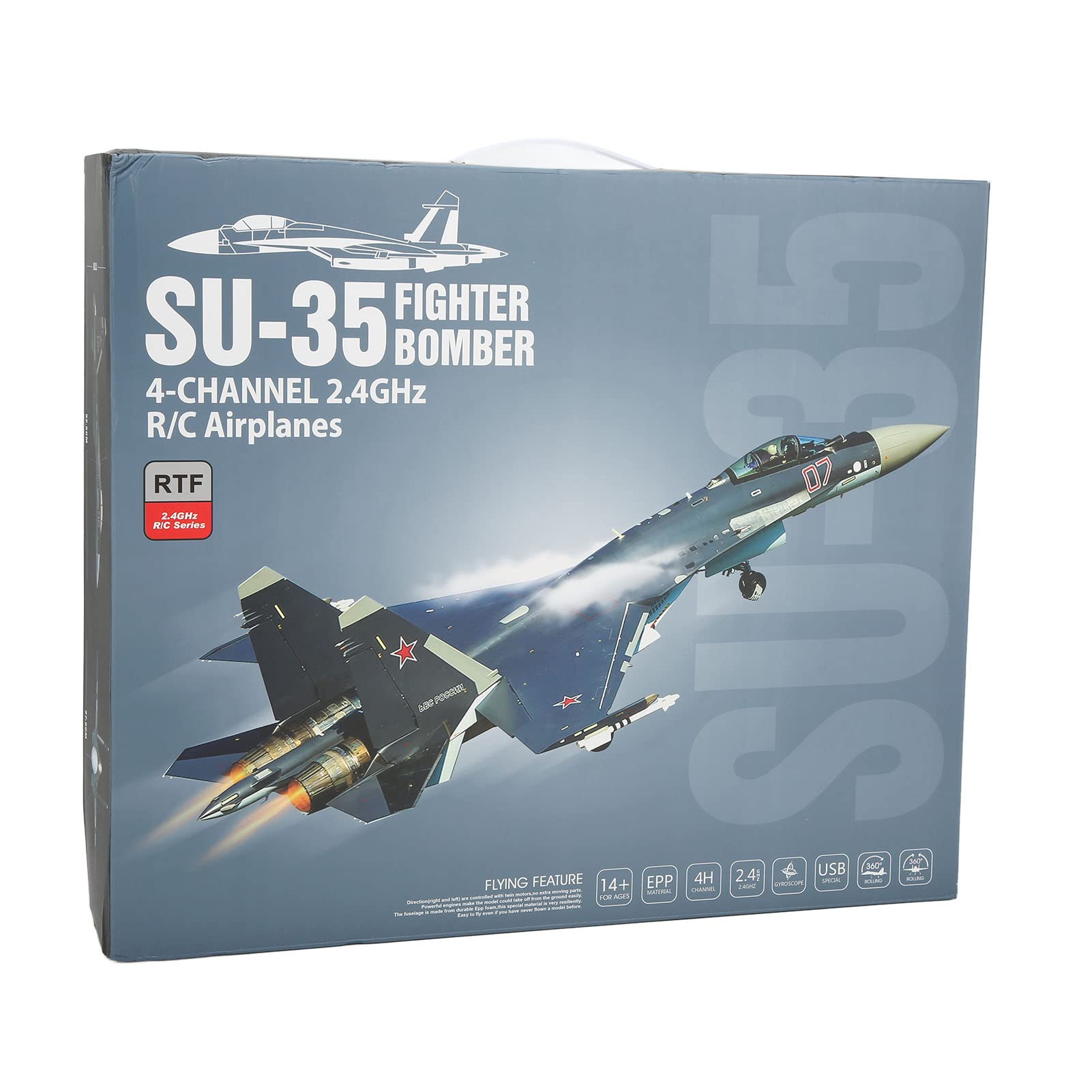 SU35 RC Airplane 4CH Fighter Airplane Plane Boys' Electric, 51% OFF