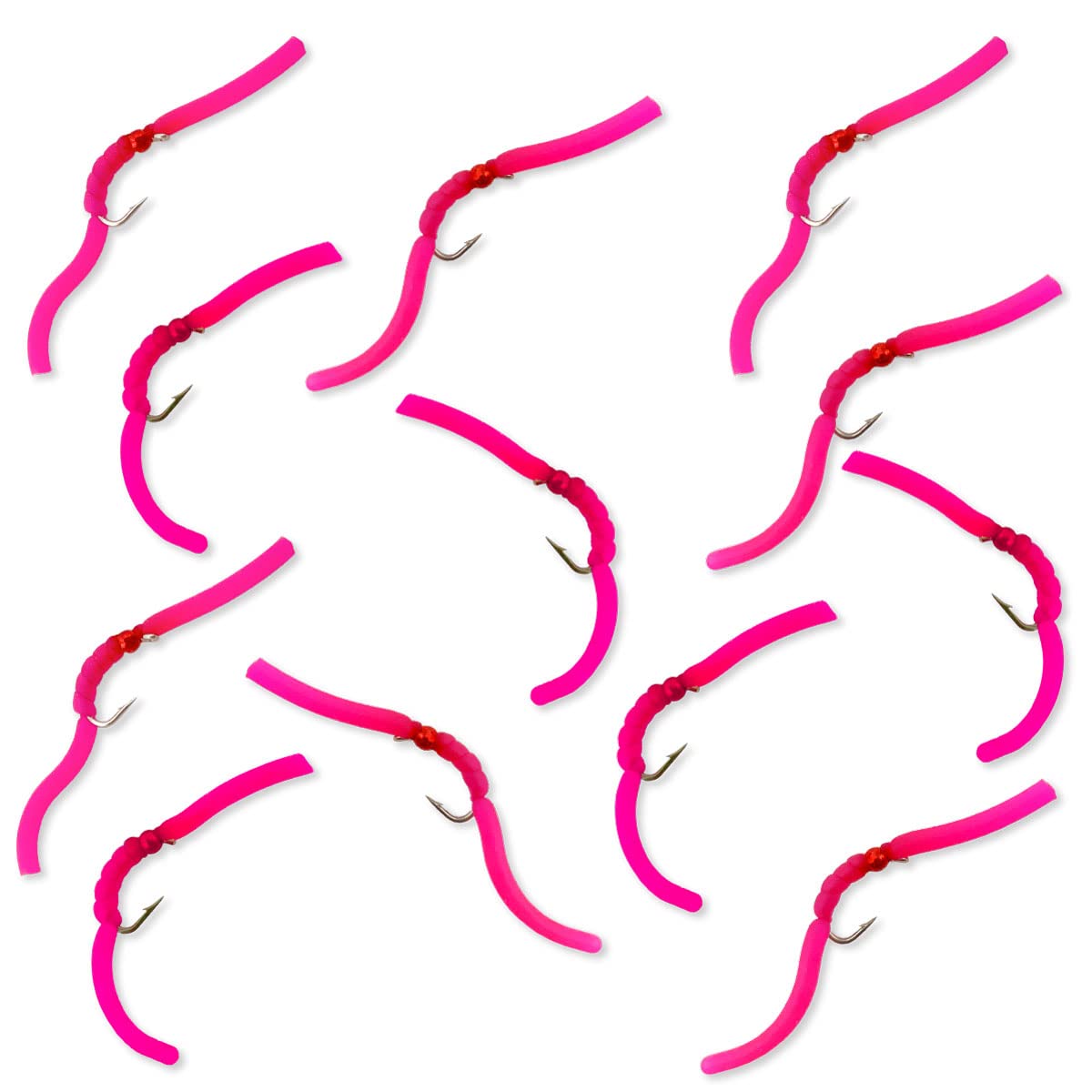 Fly Fishing Worms Thor Outdoor Squirmy Wormy Fly Fishing Flies - Wiggly ...