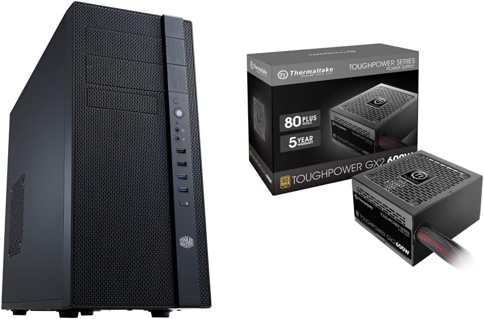 Amazon.com: Cooler Master N400 NSE-400-KKN2 Mid-Tower Fully Meshed ...