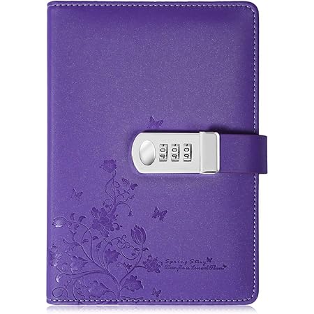 Amazon.com : JunShop Creative Password Lock Journal Diary Digital ...