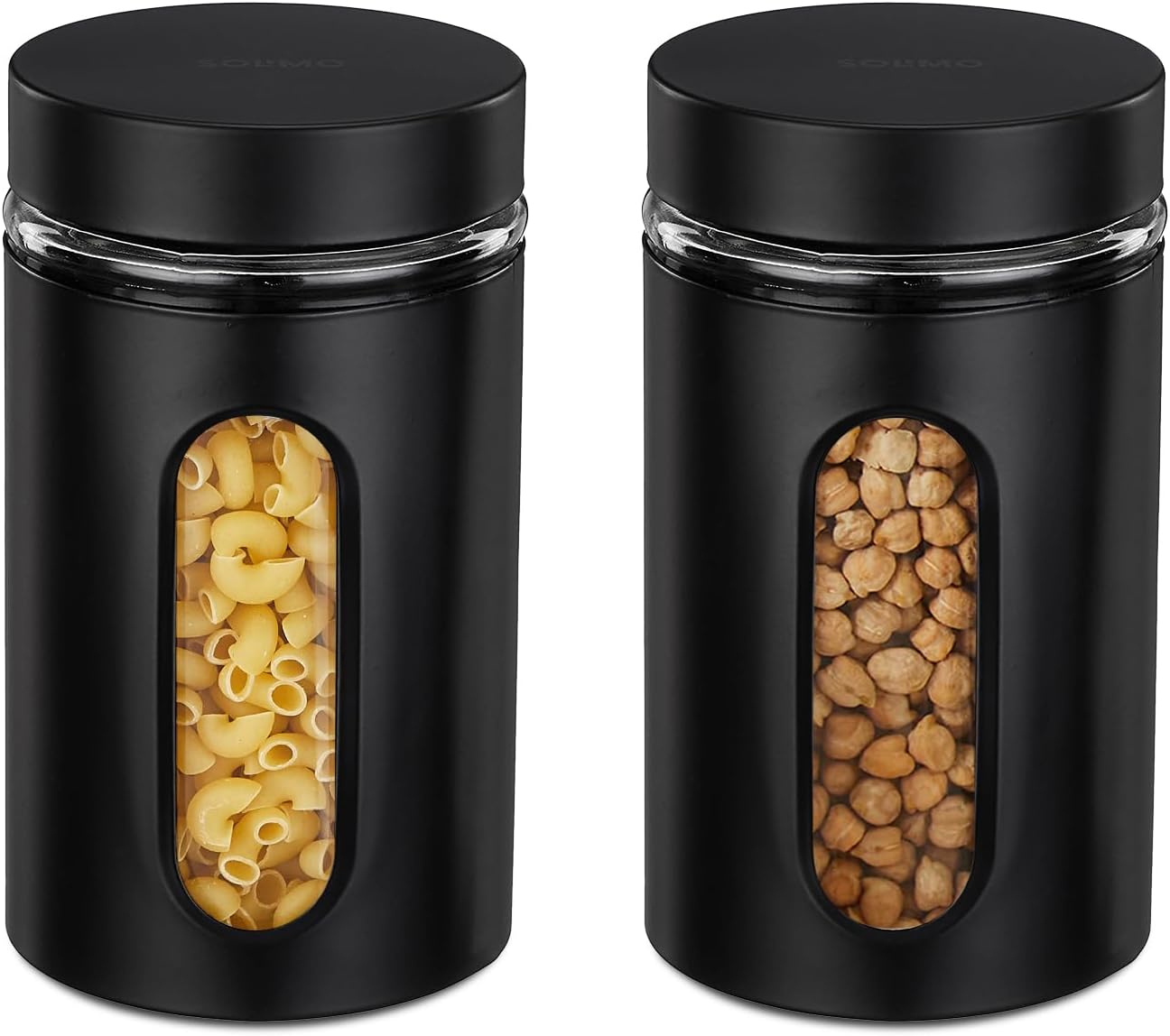 Buy Femora Kitchen Storage Jars Steel Body With See Through Window Jar ...