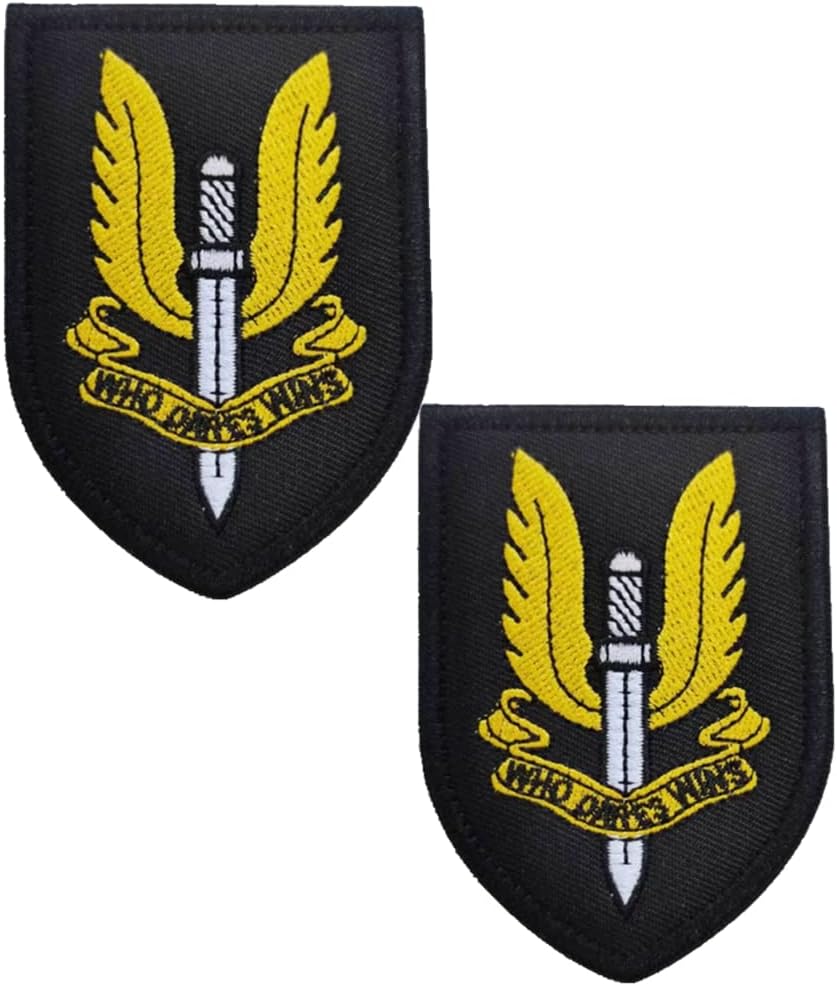 Amazon.com: Special Air Service Insignia Who Dare Wins SAS Patch Hook ...