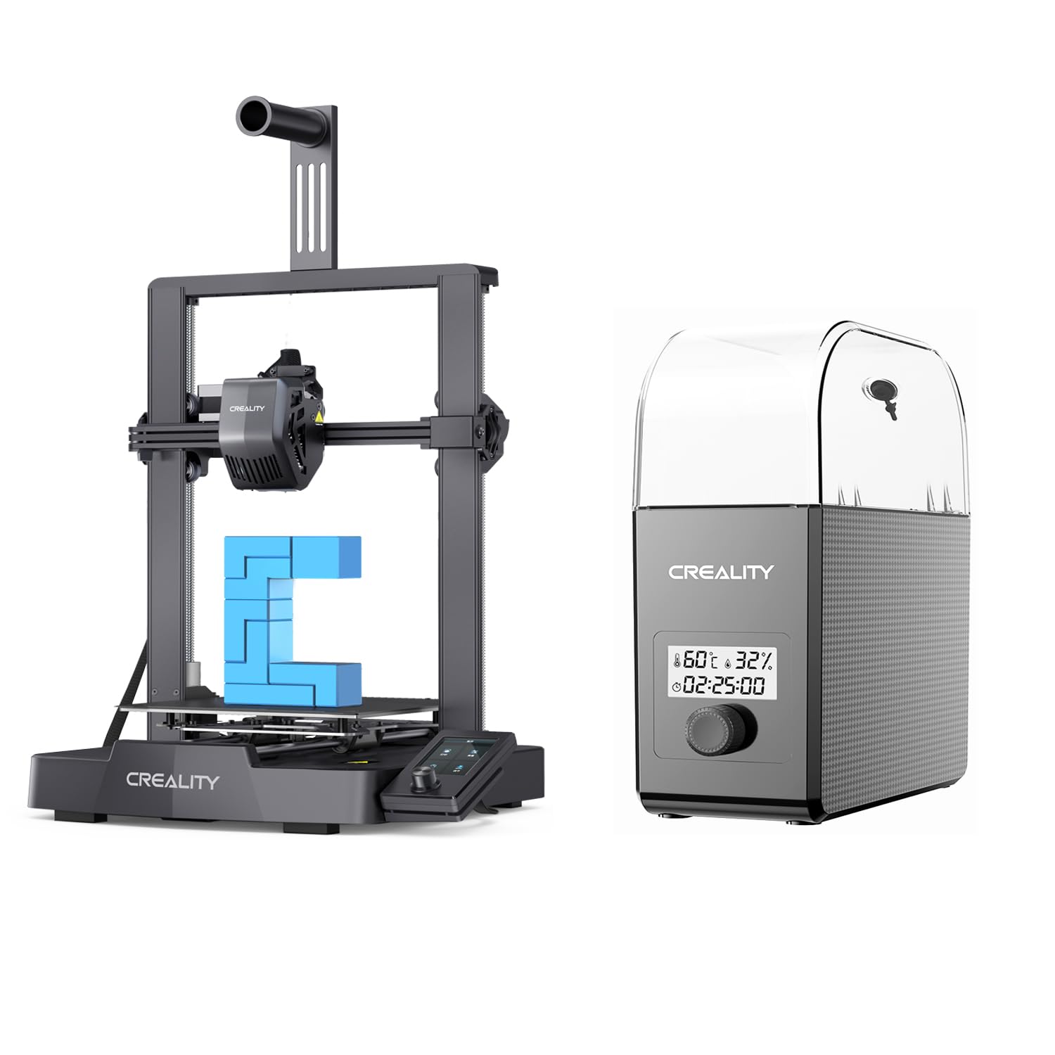 Creality Ender3V3KE 3D Printer Bundle Filament Dryer Box: Amazon.com ...