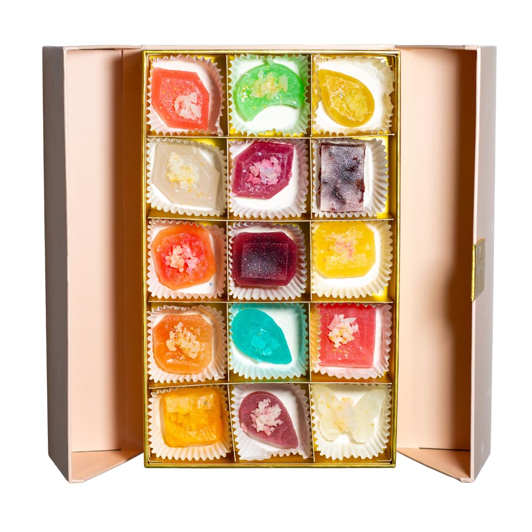 Amazon.com : SILKY GEM - Gems Me Up - Edible Crystal Candy, 30 pieces ...