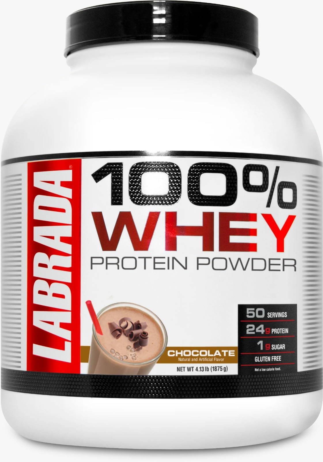 Labrada Mezcla de Proteínas y Aminoácidos La 100% Whey, Chocolate, 4.13 ...