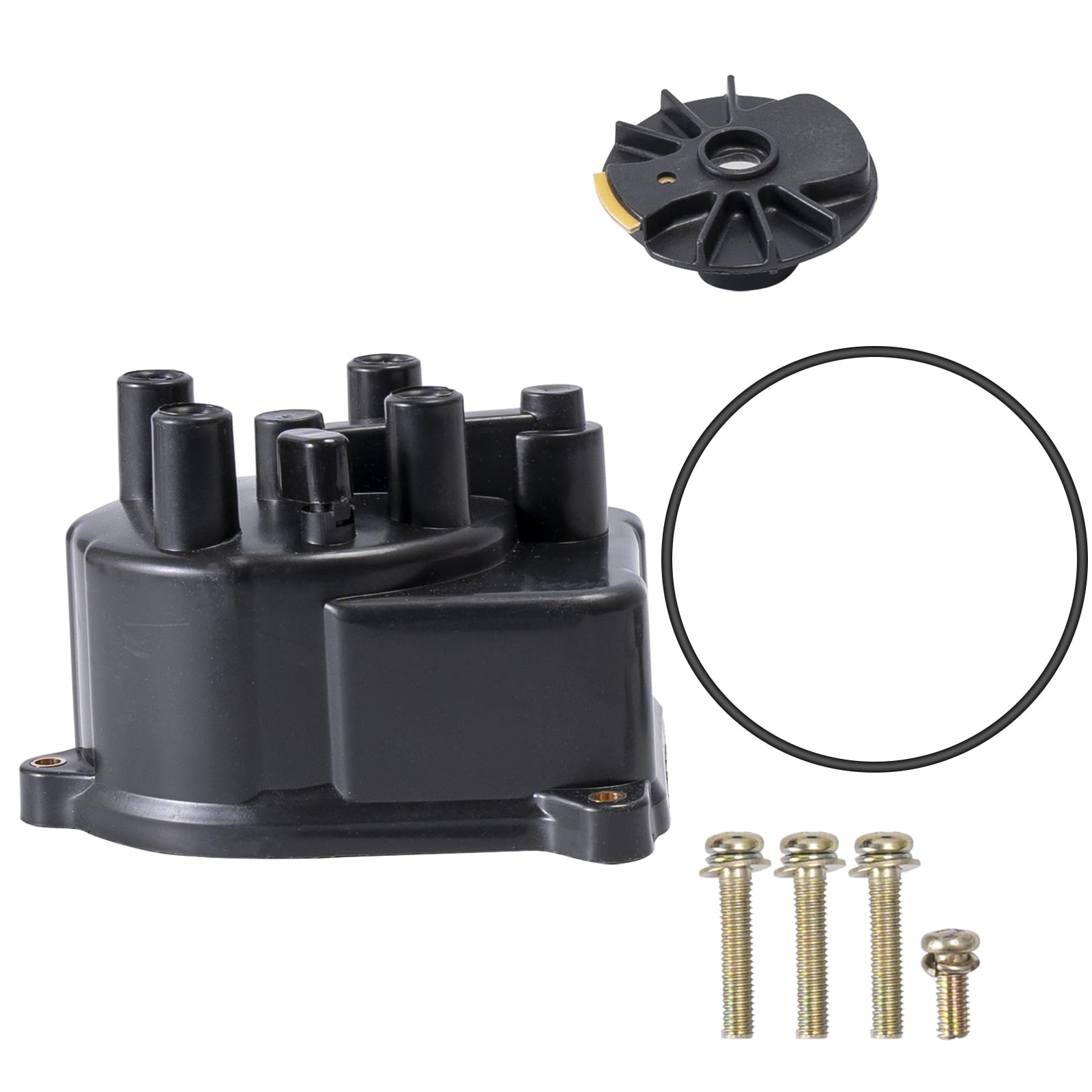 Amazon.com: Rldym Distributor Cap Rotor Head Ignition System Kit 30102 ...